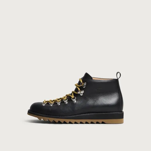 FRACAP M120 Ripple Sole Scarponcino Boots - Black