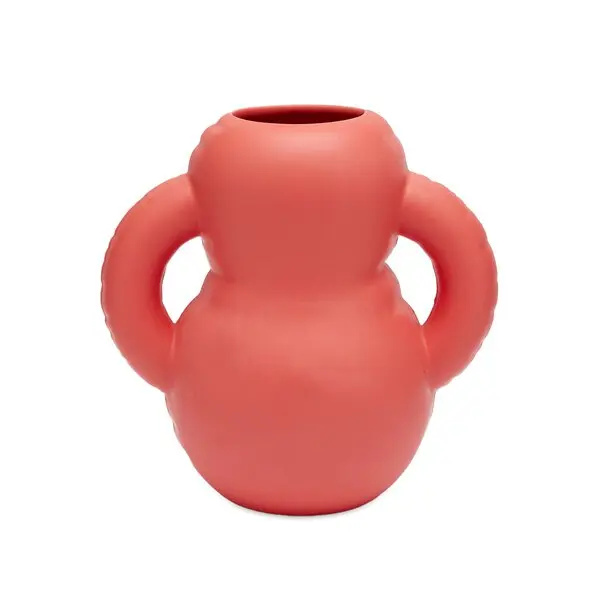 HOME STUDYO Oscar Vase - Coral Red