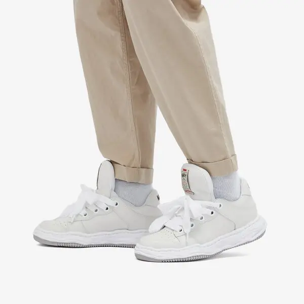 Mihara Yasuhiro Wayne Leather Sneakers - White