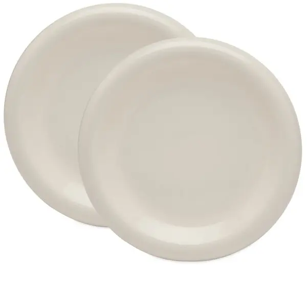 HAY Barro Side Plate Set Of 2 - Off-white