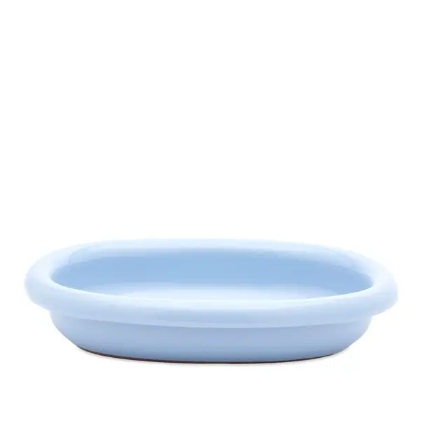 HAY Barro Small Oval Dish - Light Blue