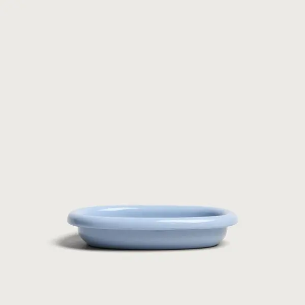 HAY Barro Small Oval Dish - Light Blue