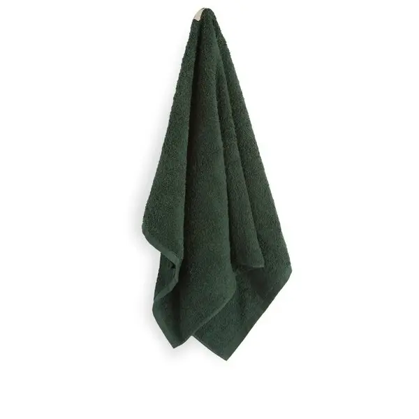 TEKLA Organic Terry Hand Towel - Forest Green