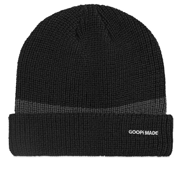 GOOPIMADE Mb-7 Softbox Patchwork Beanie - Black