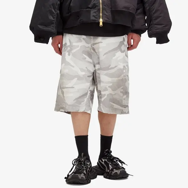 Balenciaga Camo Cargo Shorts