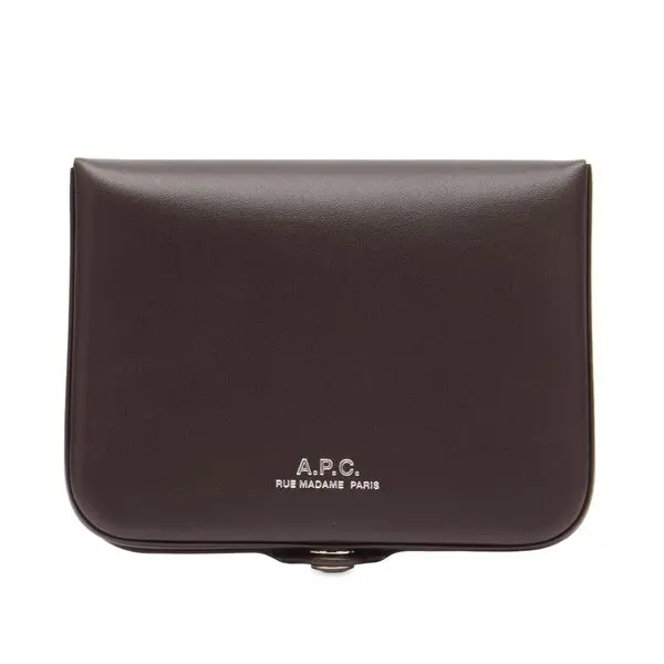 A.p.c. Josh Wallet - Dark Brown