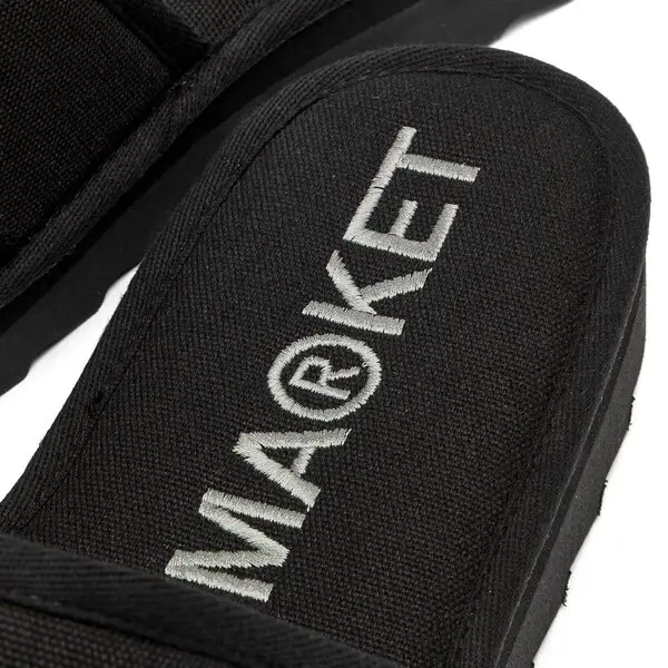 MARKET Smiley Upside Down Hotel Slippers