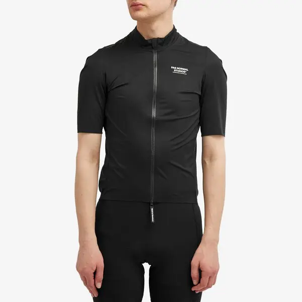 Pas Normal Studios Mechanism Pro Rain Jersey In Black - 45% Off