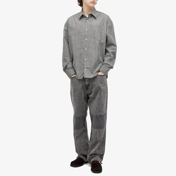 Ami Stripe Boxy Shirt