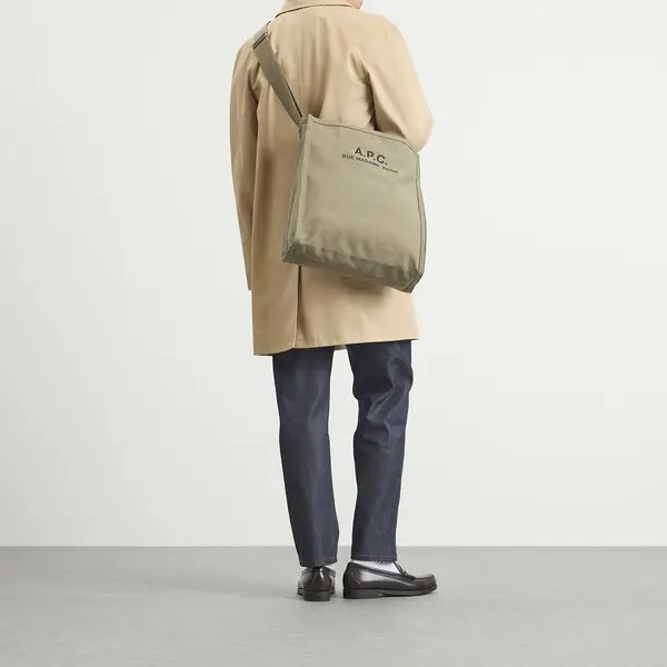 A.p.c. Recuperation Heavy Canvas Tote Bag