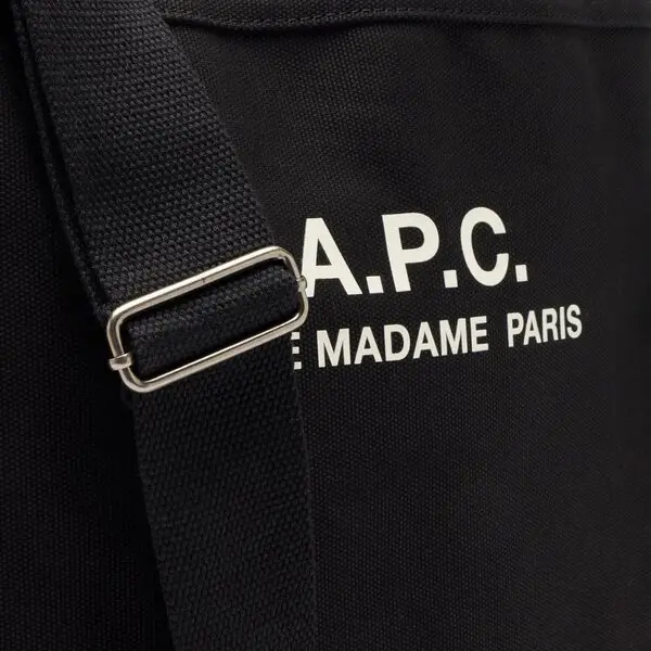A.p.c. Recuperation Tote Bag In Military Style Raw Cotton Canvas