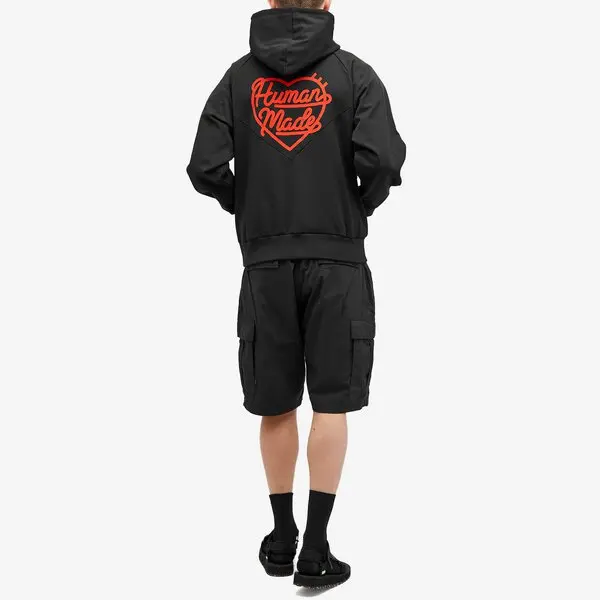Human Made Half Zip Hoodie In Black - 45% Off | Editorialist
