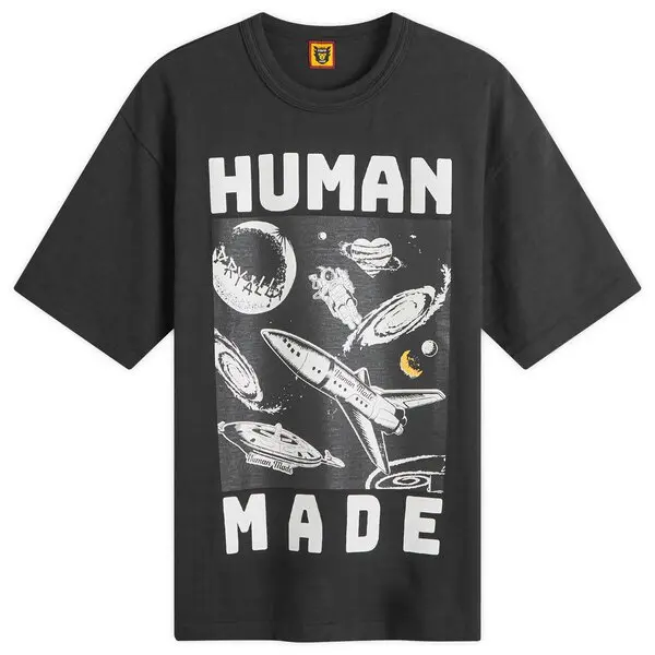 HUMAN MADE Space Print T-shirt - Black