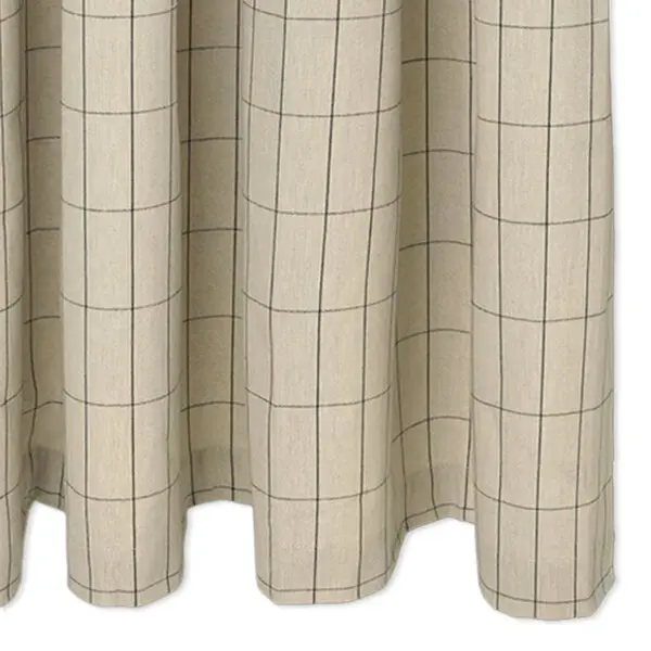 FERM LIVING Chambray Shower Curtain