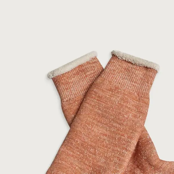 ROTOTO Double Face Socks - Orange