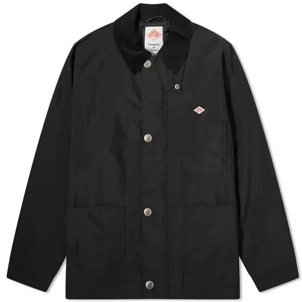 最終値下げ　DANTON NYLON COVERALL JACKET 38 Danton Nylon Coverall Jacket In Black - 45% Off | Editorialist