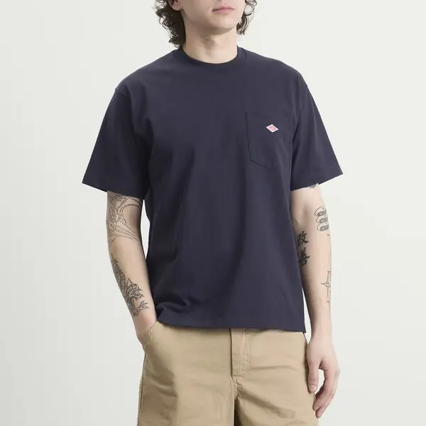 DANTON Pocket T-shirt - Navy
