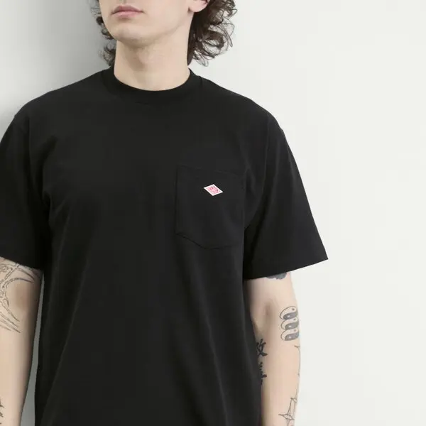 DANTON Pocket T-shirt - Black