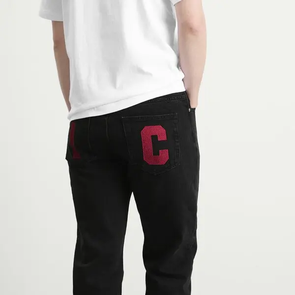 ICECREAM Running Dog Denim Jeans - Black