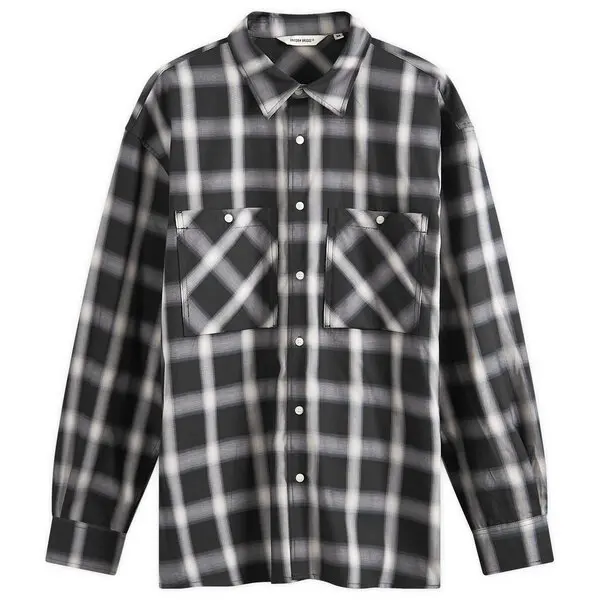 UNIFORM BRIDGE Two Pocket Check Shirt
