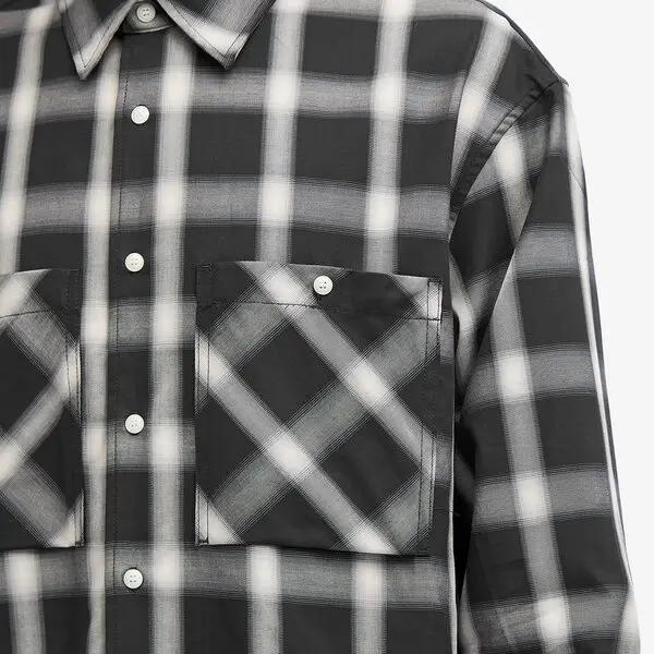 UNIFORM BRIDGE Two Pocket Check Shirt