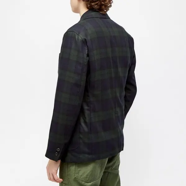 Beams 3b Flannel Jacket In Black Watch - 45% Off | Editorialist