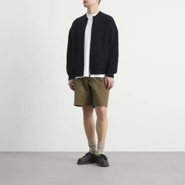 FRIZMWORKS Wool Deck Zip Cardigan - Navy