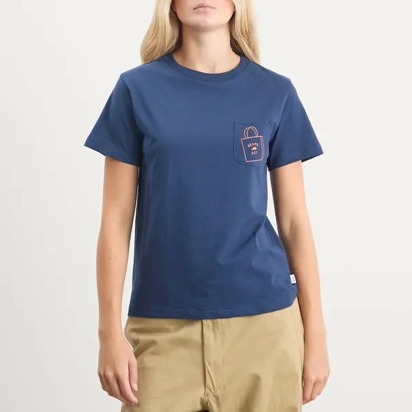 BEAMS Bb Logo Pocket T-shirt