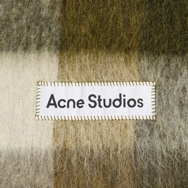 Acne Studios Vally Checked Scarf