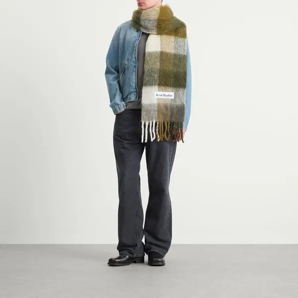 Acne Studios Vally Checked Scarf