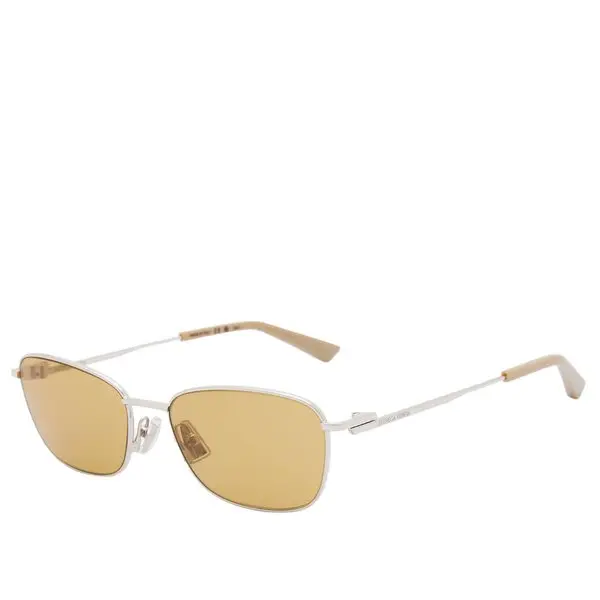 Bottega Veneta Bv1300s Sunglasses - Silver/brown