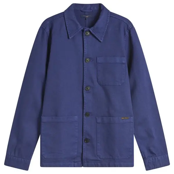 Nudie Jeans Barney Worker Jacket - Mid Blue