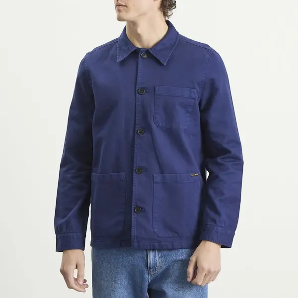 Nudie Jeans Barney Worker Jacket - Mid Blue