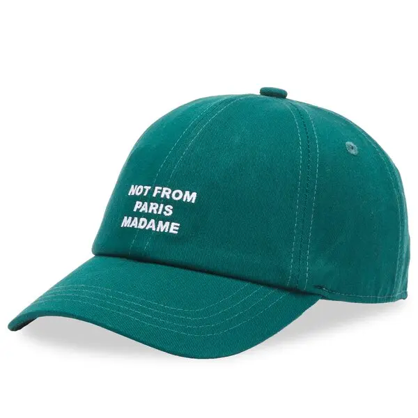 Drole De Monsieur Slogan Logo Cap - Dark Green
