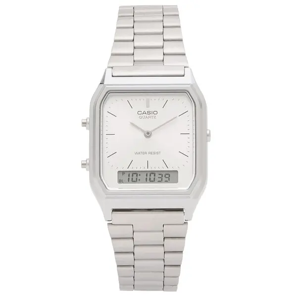 Casio Vintage Aq-230a Watch - Silver