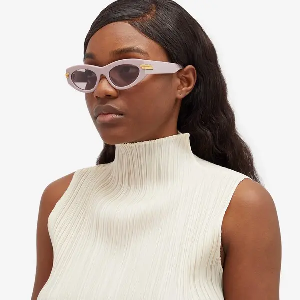 Bottega Veneta Bottega Veneta Bv1189s Sunglasses In Pink  display picture 3