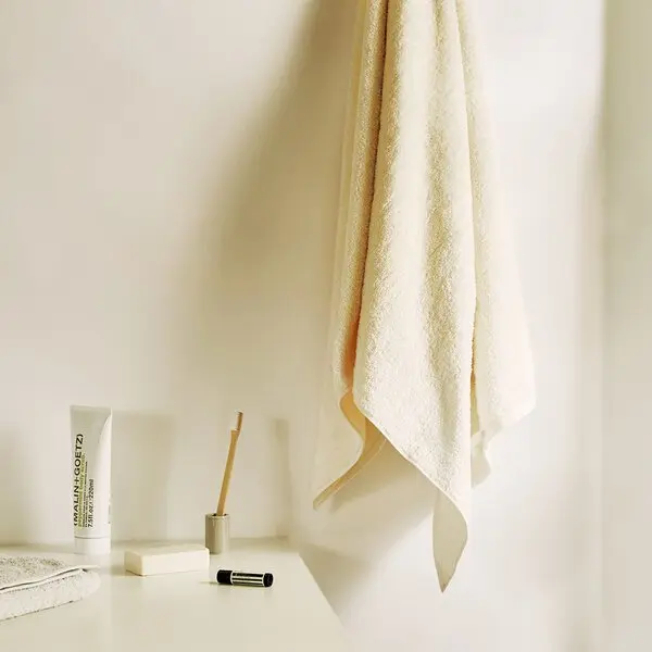 TEKLA Organic Terry Bath Towel - Ivory