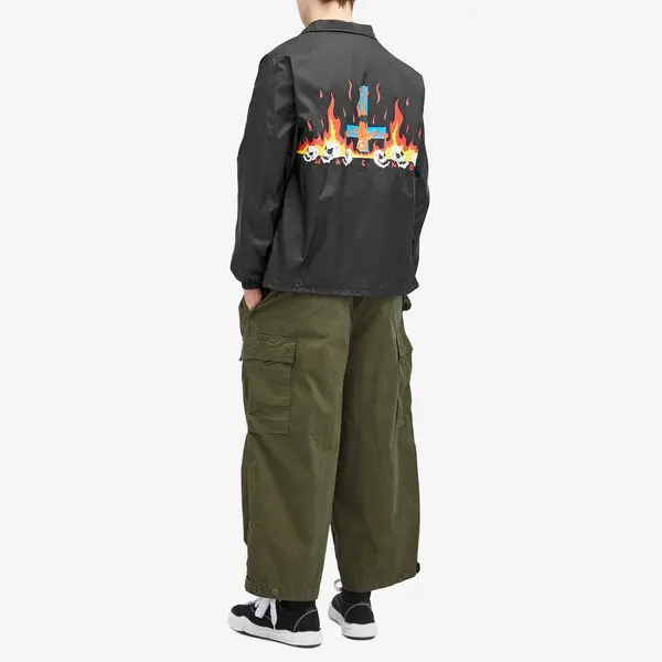 Wacko Maria X Neckface Coach Jacket In Black - 40% Off | Editorialist