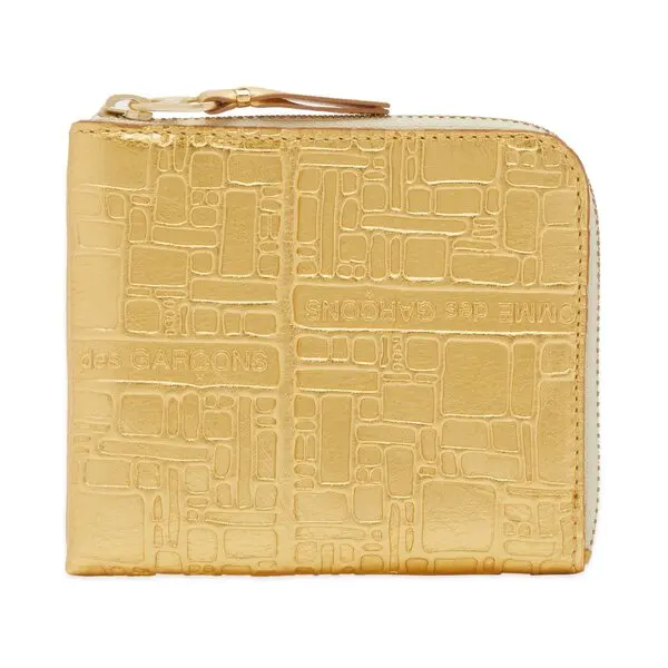 COMME DES GARCONS SAS (EUR) Comme Des Garçons Sa3100eg Embossed Logo Wallet - Gold