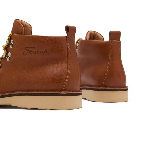 Fracap Scarponcino Boots With Vibram Sole - Cognac 