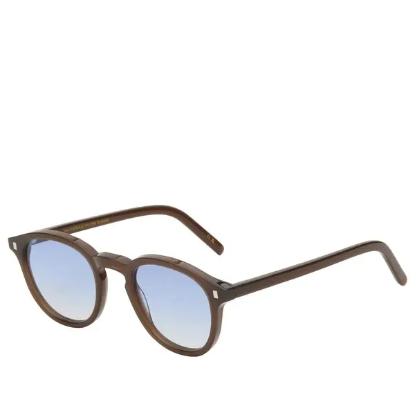 MONOKEL Nelson Sunglasses - Chocolate/blue Gradient