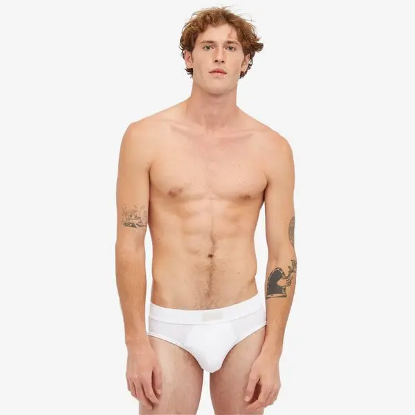 SKIMS Cotton Brief 3-pack - Chalk