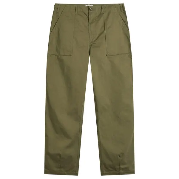 Universal Works Twill Fatigue Pants - Light Olive