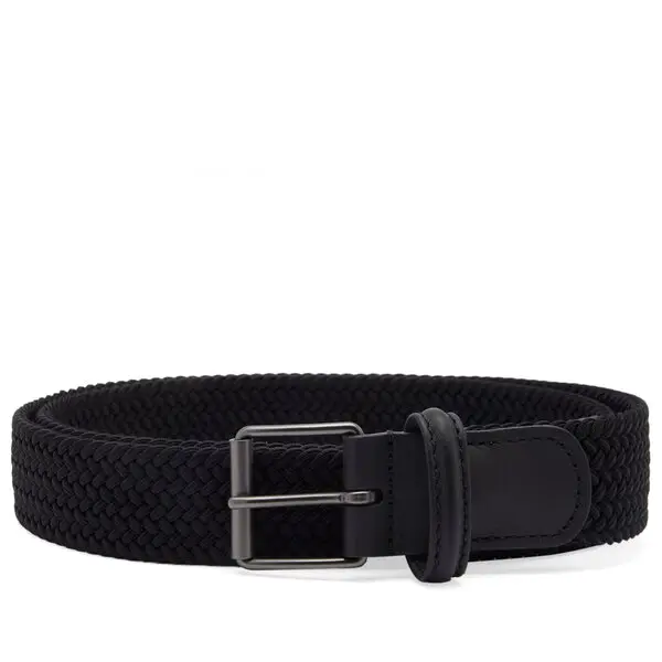 Anderson's Slim Woven Textile Belt - Black