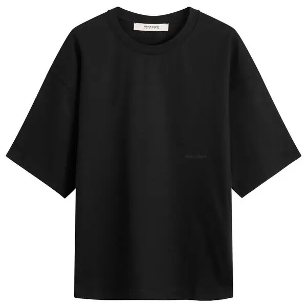 ABOUT:BLANK Box Logo T-shirt - Black/black