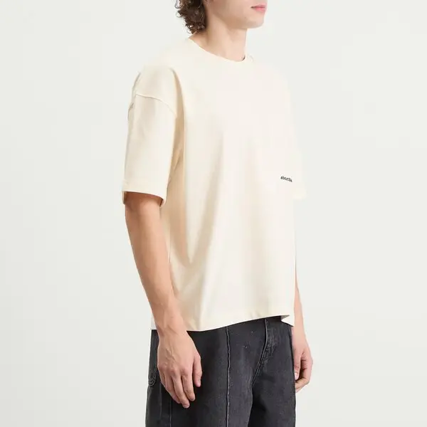 ABOUT:BLANK Box Logo T-shirt - Oat/black