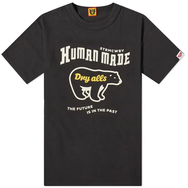 Human Made Polar Bear T-Shirt In Black - 40% Off | Editorialist