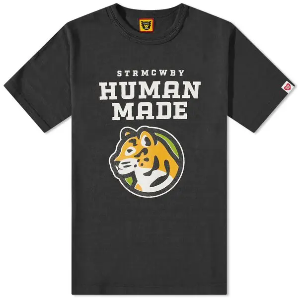 Human Made Tiger T-Shirt In Black - 45% Off | Editorialist