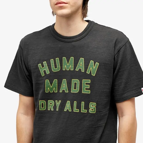 Human Made Font T-Shirt In Black - 55% Off | Editorialist