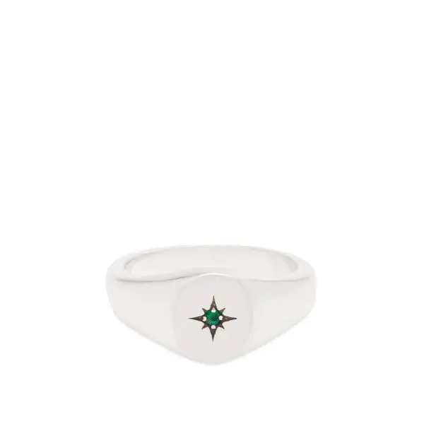 SERGE DENIMES Envy Signet Ring - Sterling Silver